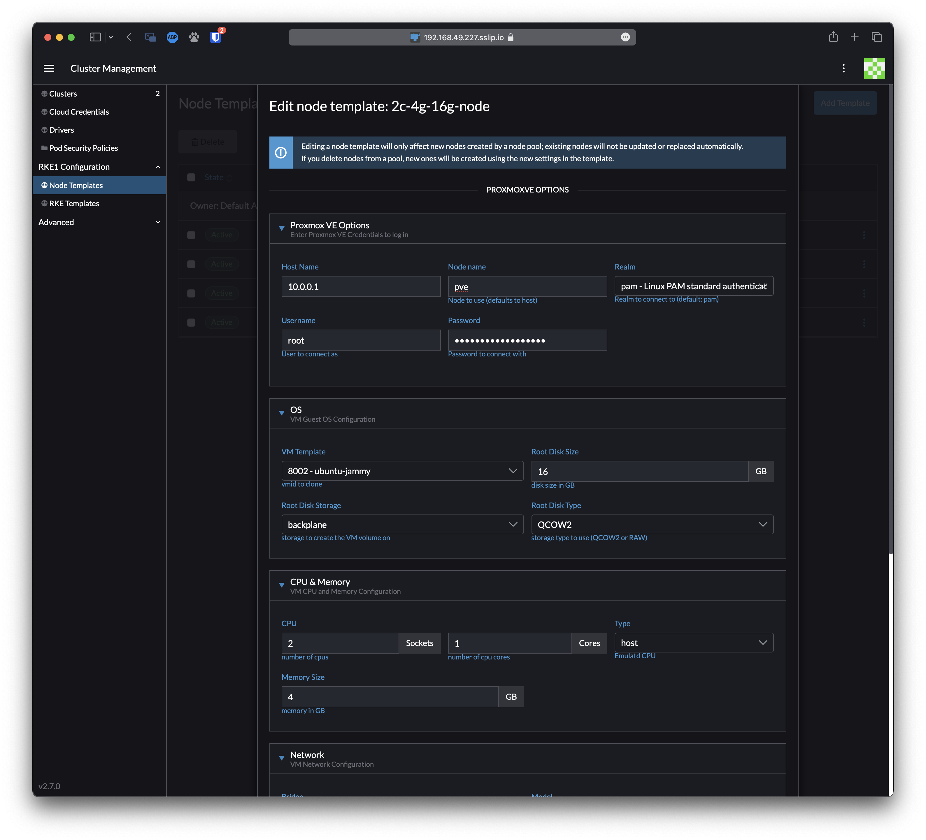 Rancher 2.x Proxmox VE UI Driver | rancher-ui-driver-proxmoxve